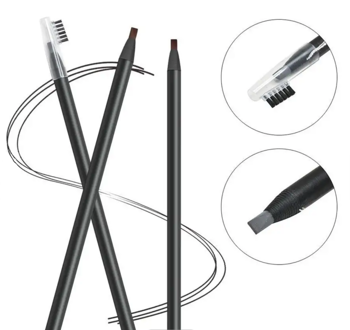 Brow Mapping Black Pencils- 3 pack – Zazen Beauty Pro